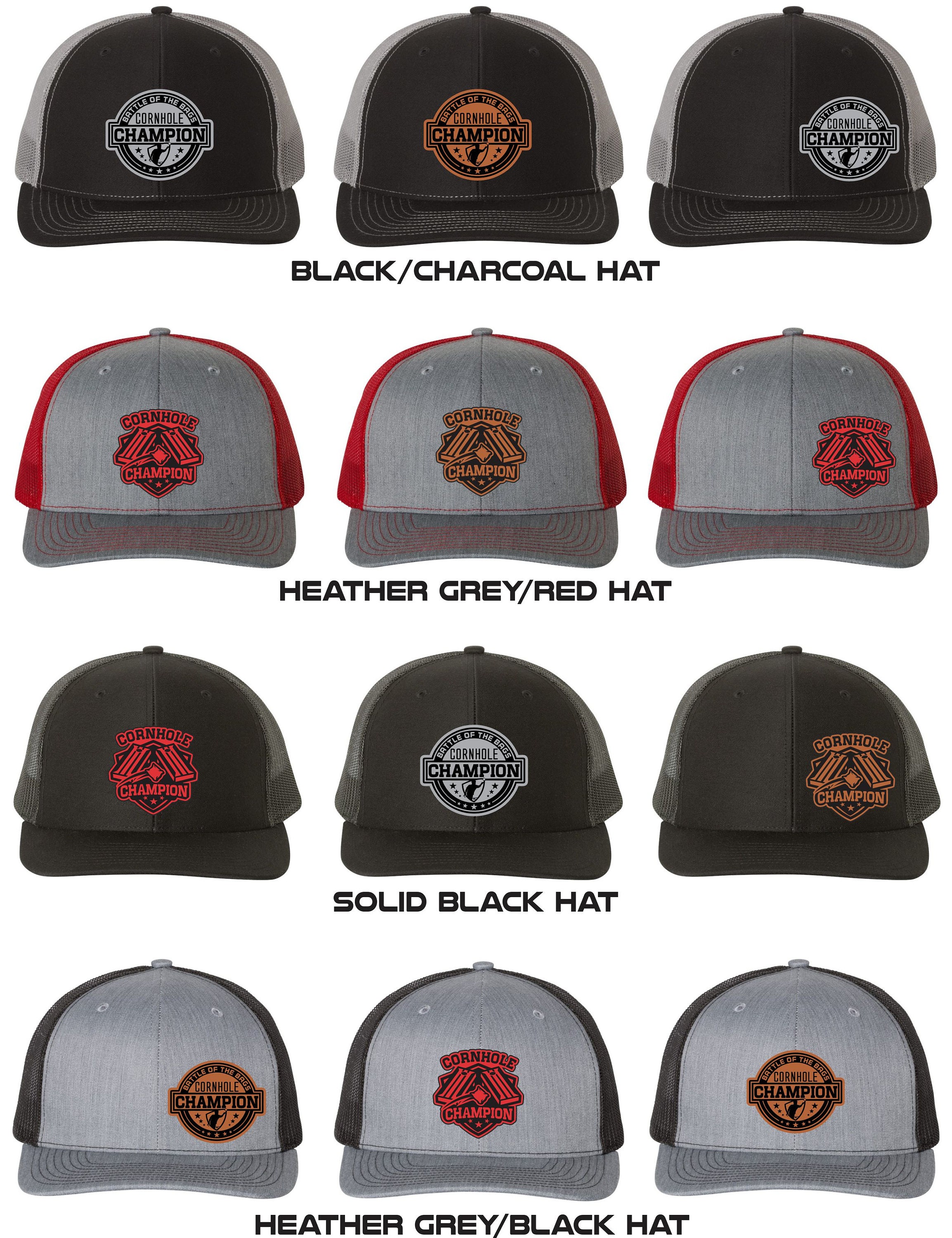 Cornhole Hat Cornhole Board Trophy Patch Hat Leather Hat Patch Hats ...