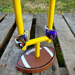 Football Ring Display Football Ring Holder Trophy Ring Display Custom ...