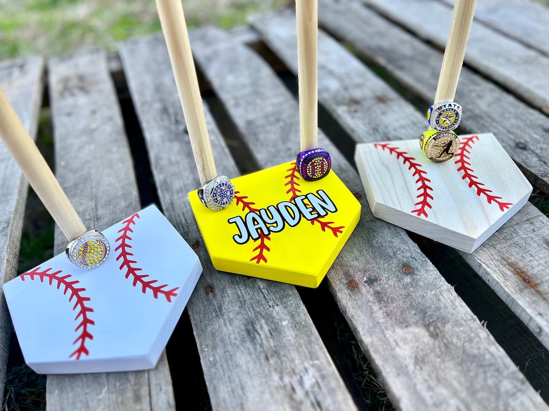 Baseball Ring Display Baseball Ring Holder Trophy Ring Display Custom ...