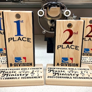 Cornhole Board Trophies Cornhole Tournament Trophies Corn Hole Boards ...