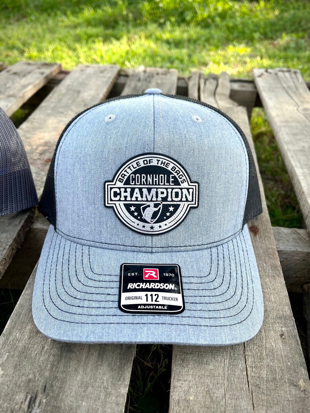 Cornhole Hat Cornhole Board Trophy Patch Hat Leather Hat Patch Hats ...