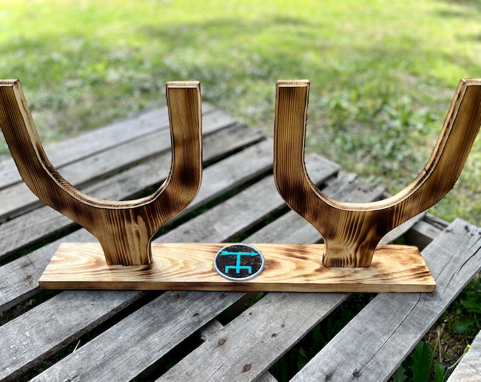 Double Cowboy Hat Rack - Etsy