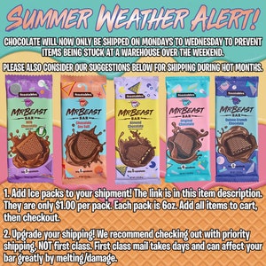 Mr Beast Bar Mr Beast Chocolate Bar New Flavors PLEASE READ - Etsy UK