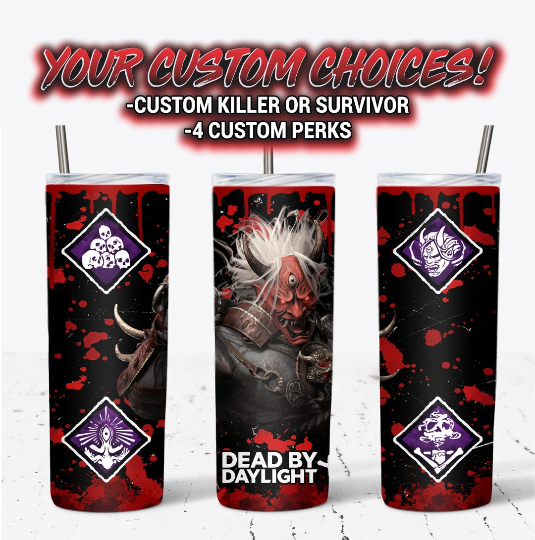 Dead by Daylight Tumbler CUSTOM Dead by Daylight Cup Officially Licensed Dead by Daylight ...