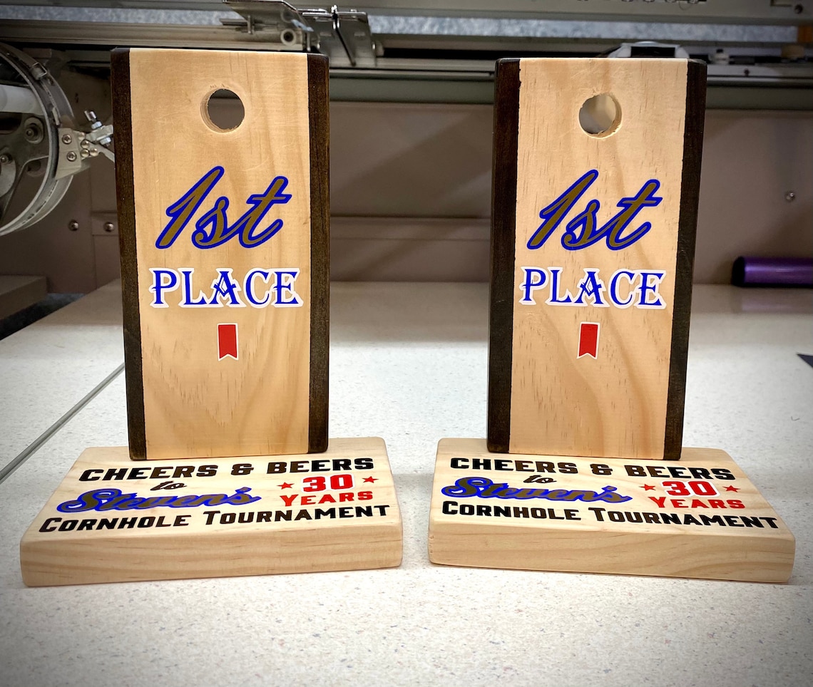 Cornhole Board Trophies Cornhole Tournament Trophies Corn Hole | Etsy