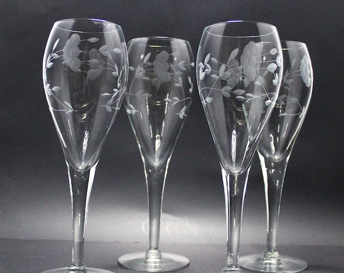 Princess House Heritage Collection Tulip Champagne Glasses (set of 4 ...