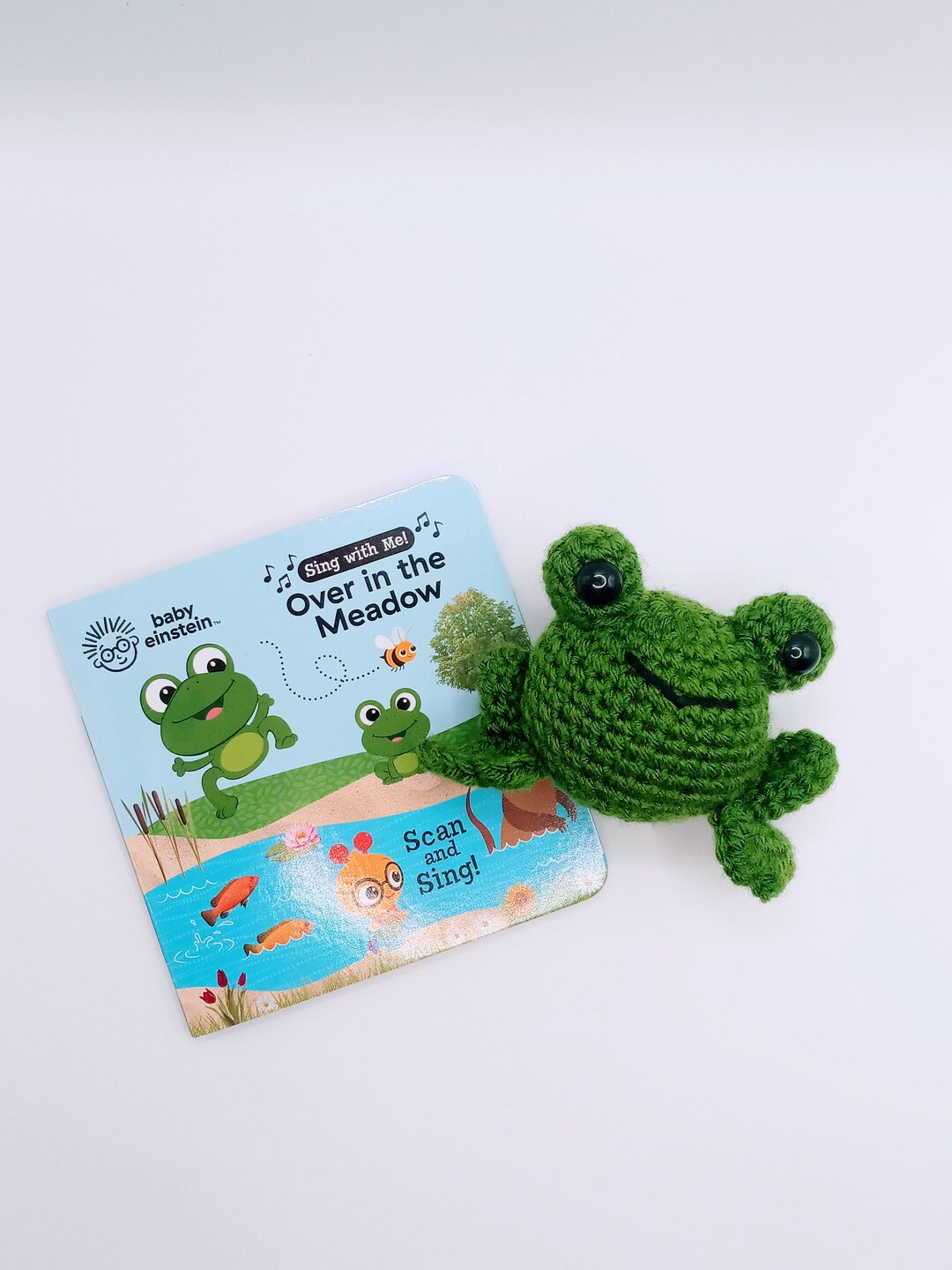 Children's Book and Toy Set- Over the Meadow Toddler Board Book With ...