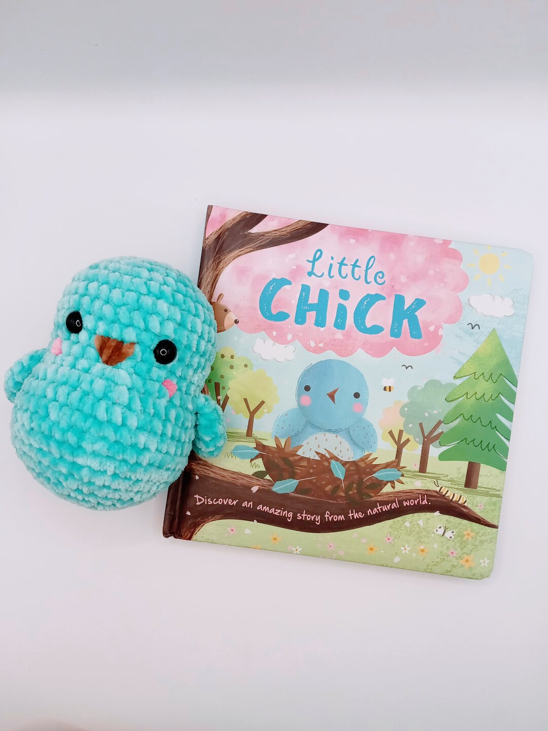 Children's Book and Toy Set- Little Chick Toddler Board Book With ...