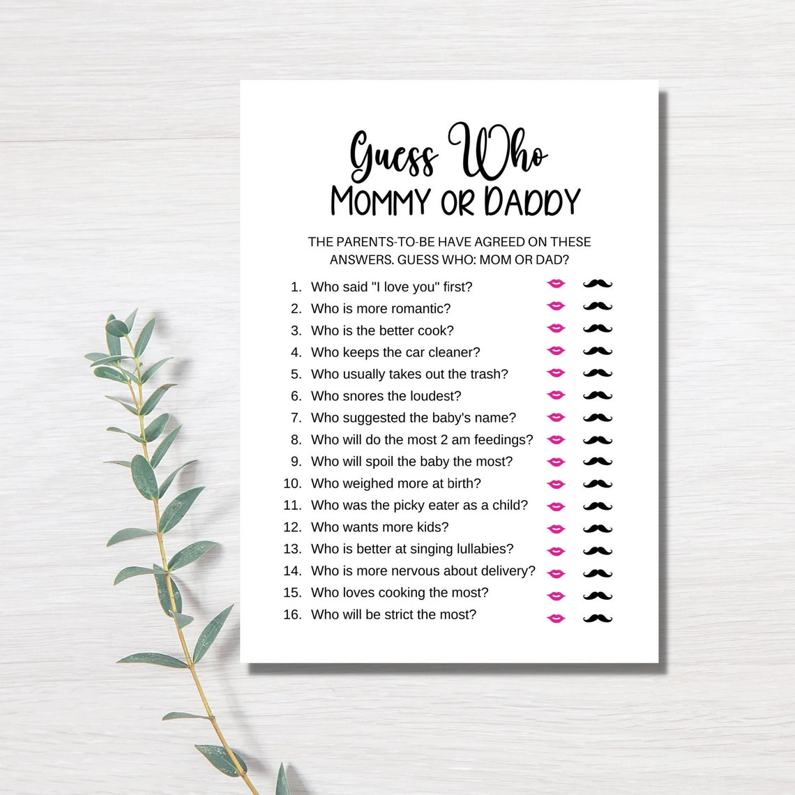 Guess Who Mommy or Daddy, Guess Who Baby Game, Mom or Dad, Mommy or ...