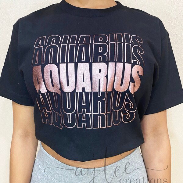 Scorpio Crop Tops - Etsy
