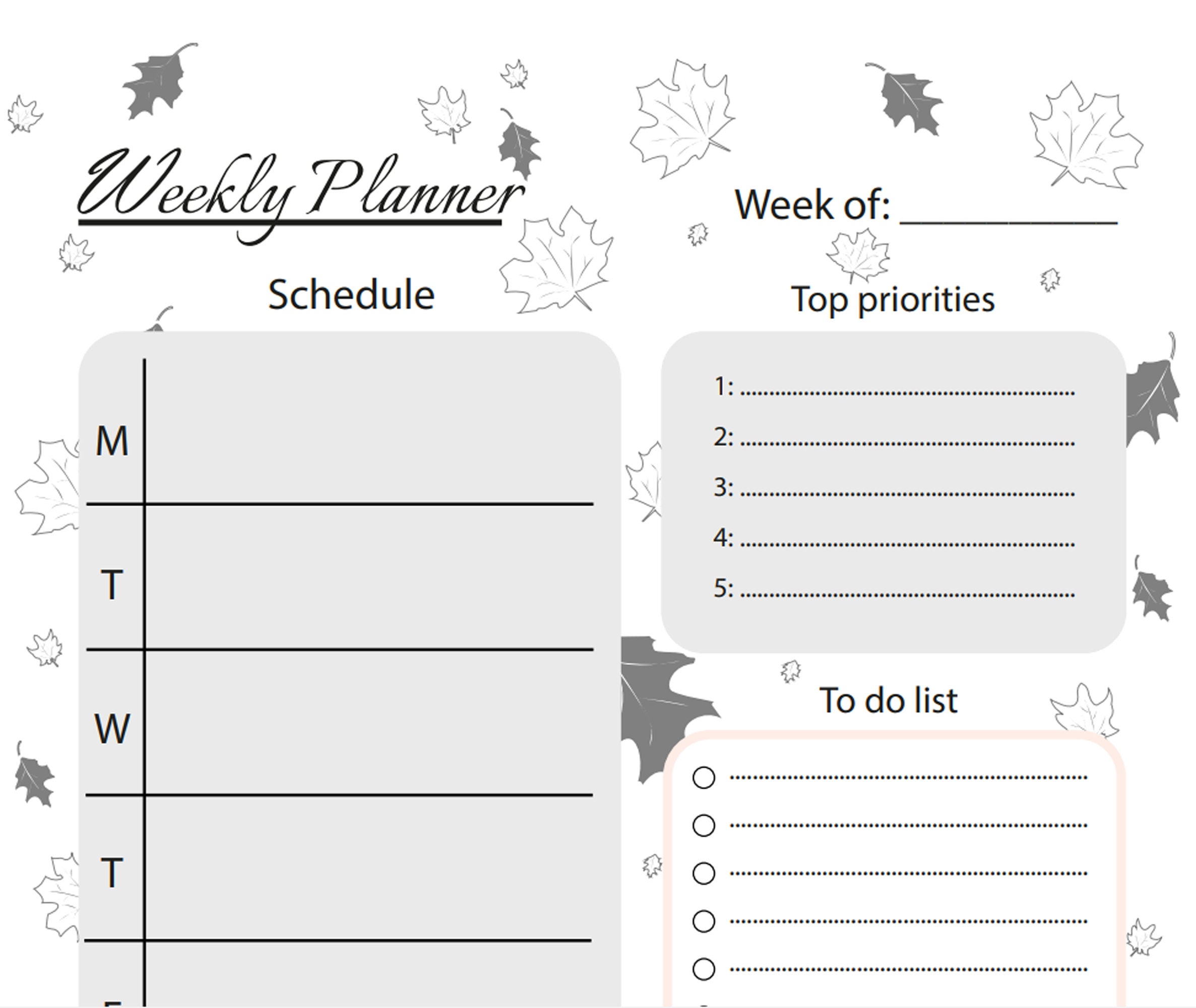 Aesthetic Weekly Planner Fillable And Printable Planner Etsy Aesthetic Weekly Planner Fillable And Printable Planner Etsy