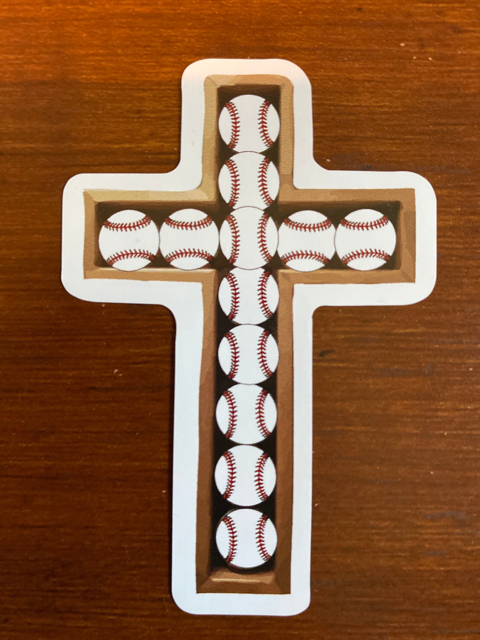 Baseball Cross Sticker Baseball Gods Ultra HD | Etsy
