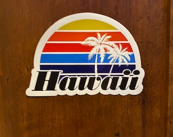 Hawaiian Sticker | Etsy