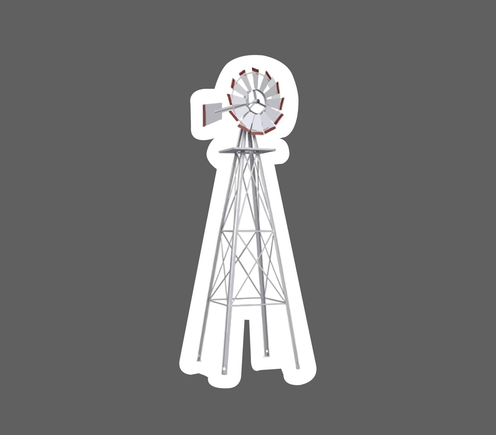 Windmill Sticker Electricity Wind Farm Waterproof NEW - Etsy