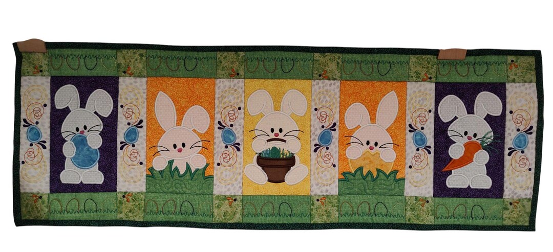 Machine Embroidered Easter Table Runner - Etsy
