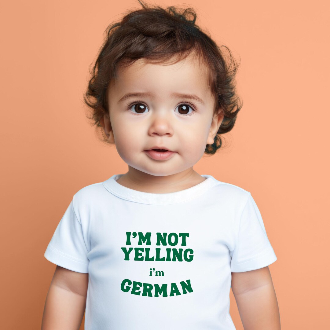 Funny German Baby Onesie® German Baby Shower Gift Mother's Day Gift I'm ...