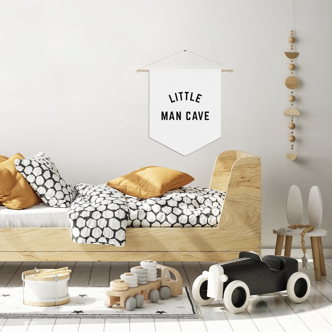 Little Man Cave Sign Flag Banner Boys Room Decor Boys - Etsy