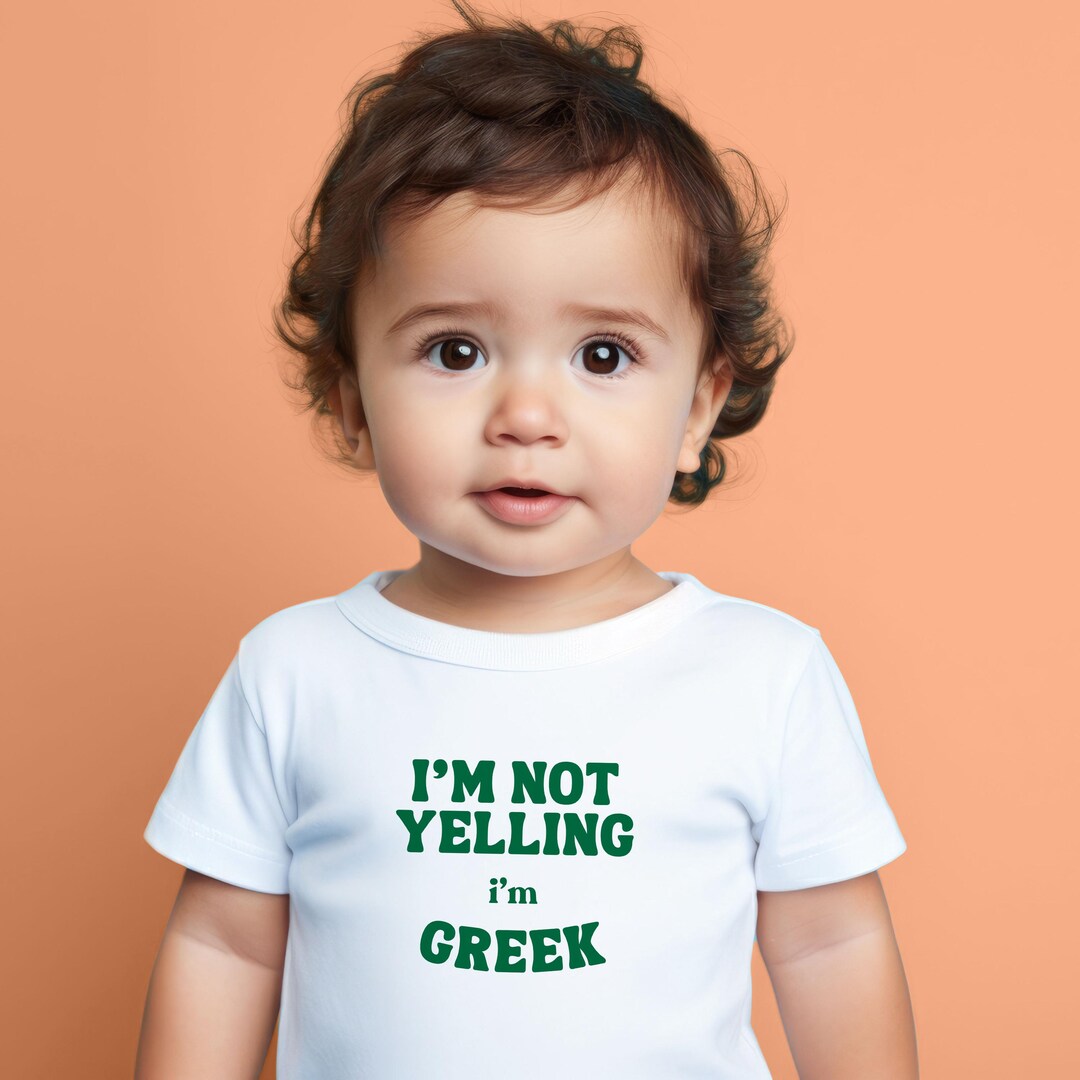 Funny Greek Baby Onesie® Greek Baby Shower Gift Mother's Day Gift I'm ...