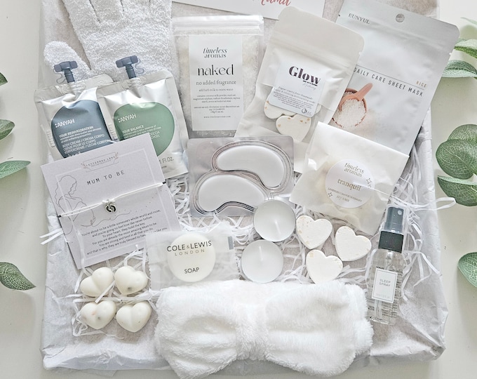 MUMMY TO BE Pregnancy Spa Gift Box, Baby Mama Pamper Hamper, New Mum ...