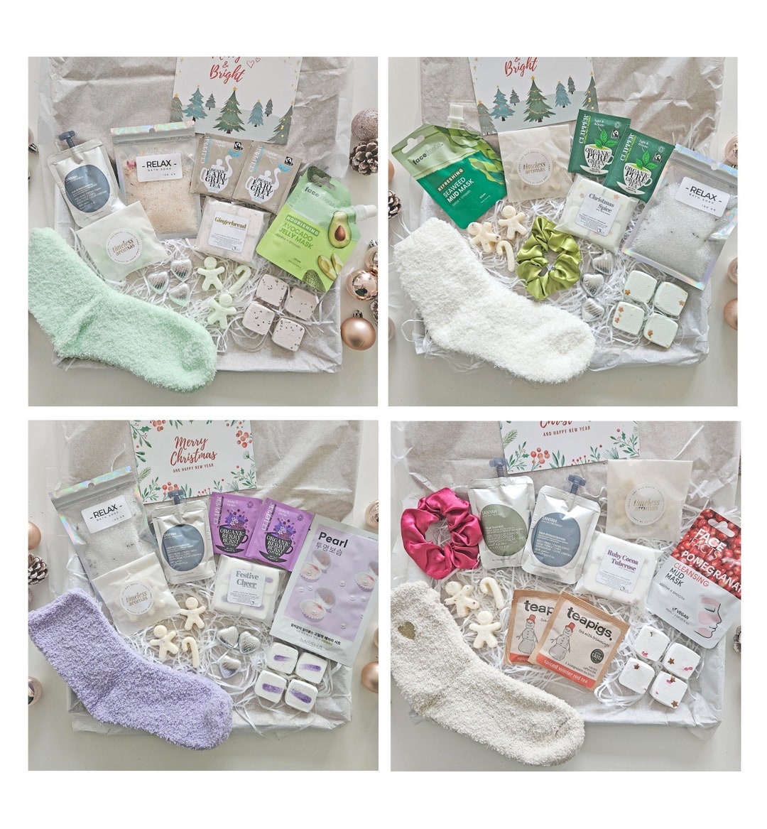 SECRET SANTA Christmas Pamper Gift Box for Her Ladies Pamper - Etsy