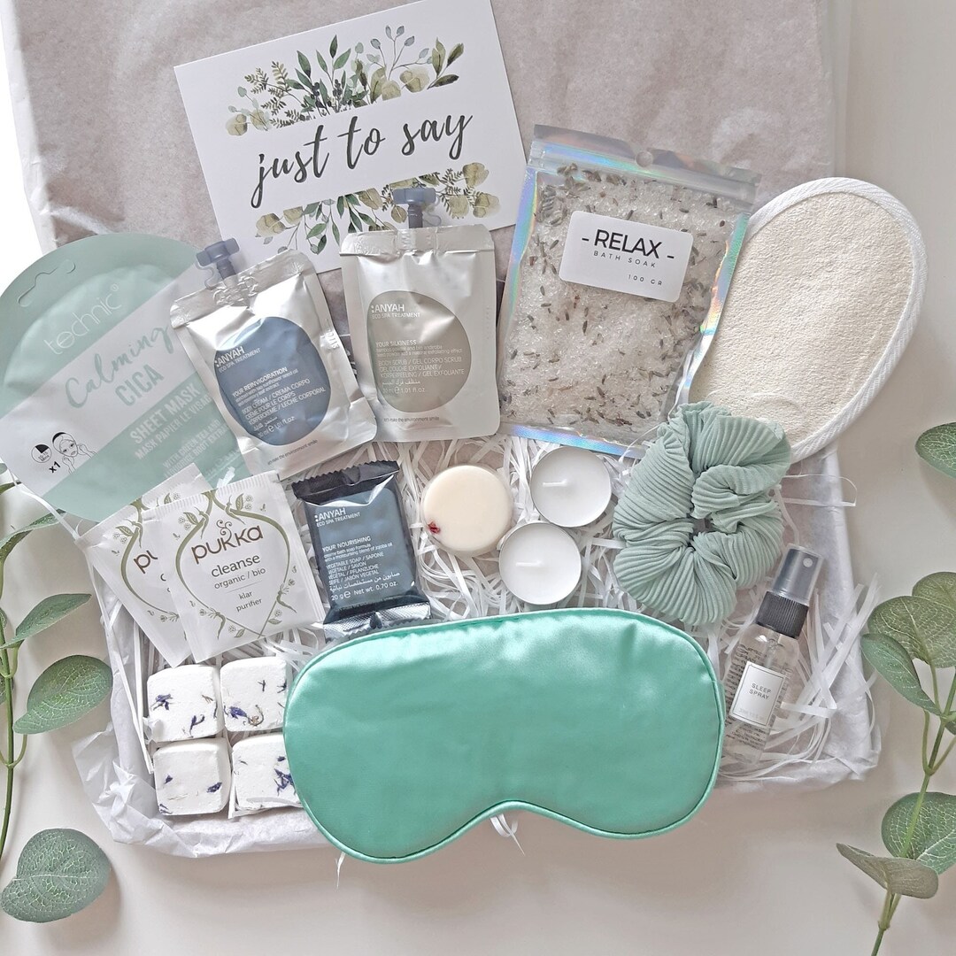REST AND RELAXATION Pamper Gift Box for Her, Condolences Pamper Hamper ...
