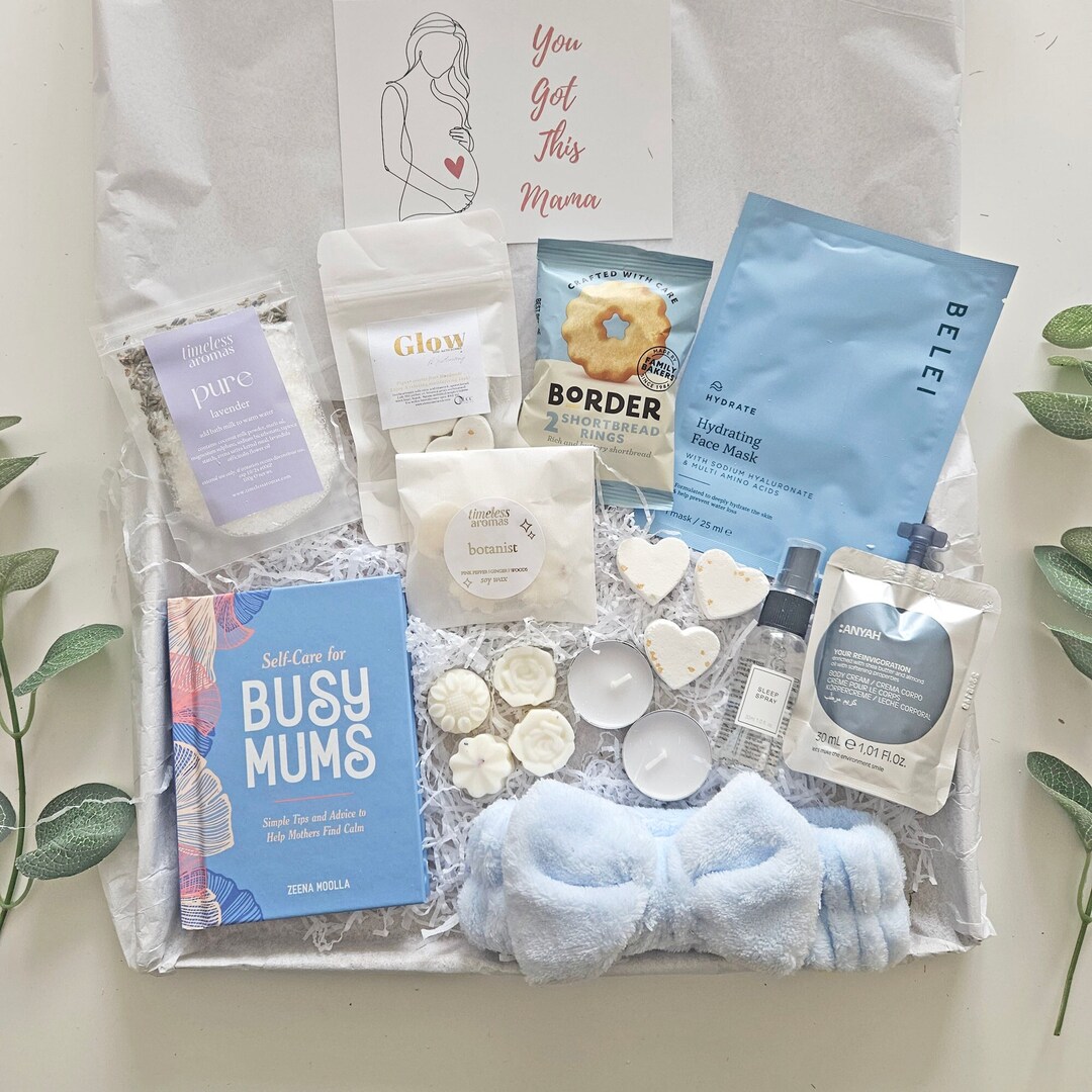 LUXURY BUSY MUMS Pregnancy Gift Box, New Mum Spa Gift Box , Mummy to Be ...