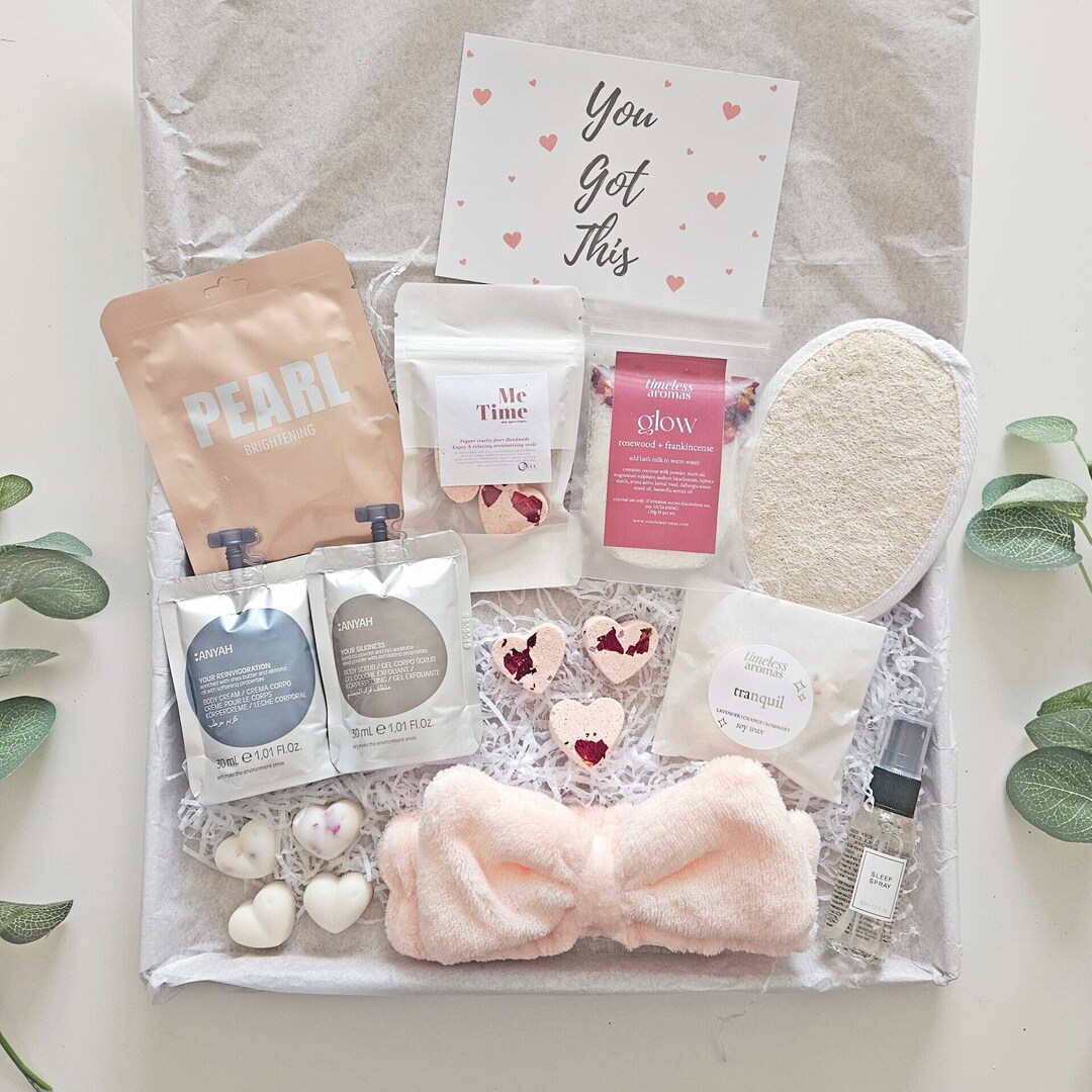 LUXURY SPA BOX Spa Gift Box for Women, Birthday Pamper Hamper Gift Set ...
