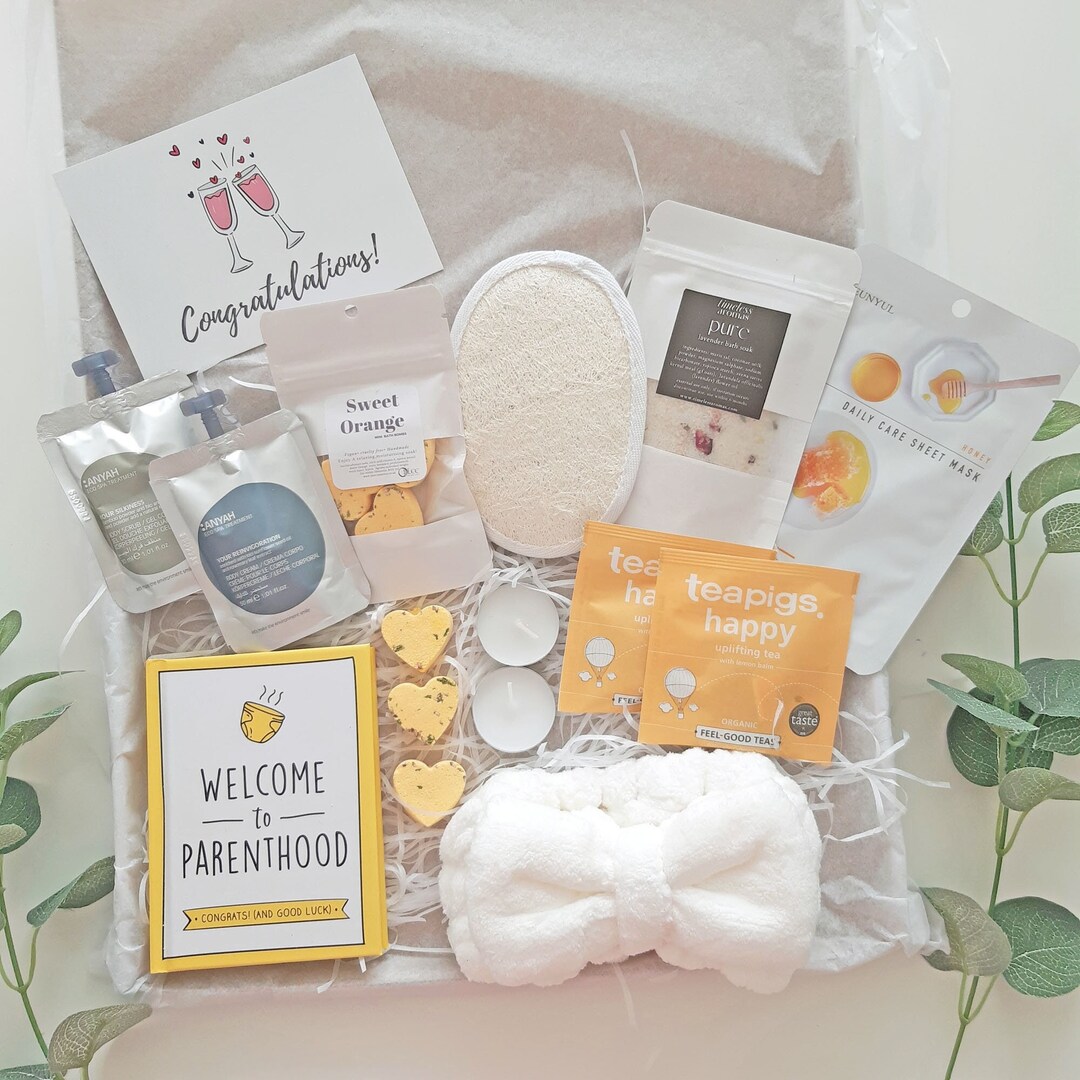 FIRST TIME MUM New Mum Gift Box, Bump to Baby Hamper Gift, Pregnancy ...