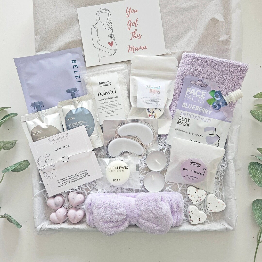 ULTIMATE NEW MUM Pregnancy Spa Gift Box, Baby Mama Pamper Hamper, New ...