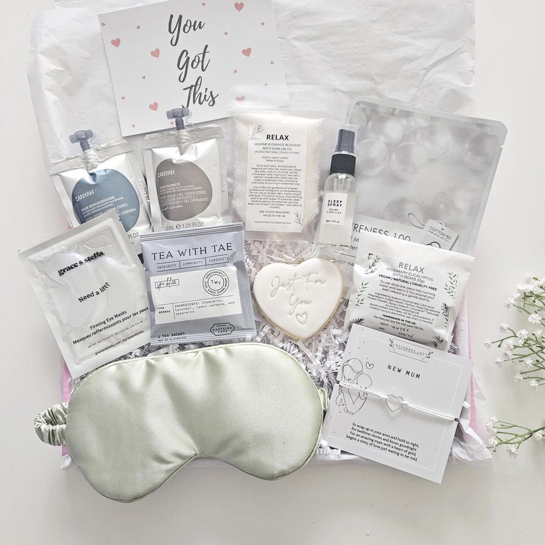 NEW MUM GIFT Box, New Mom Care Package, Spa Gift Box, New Mum Pamper ...