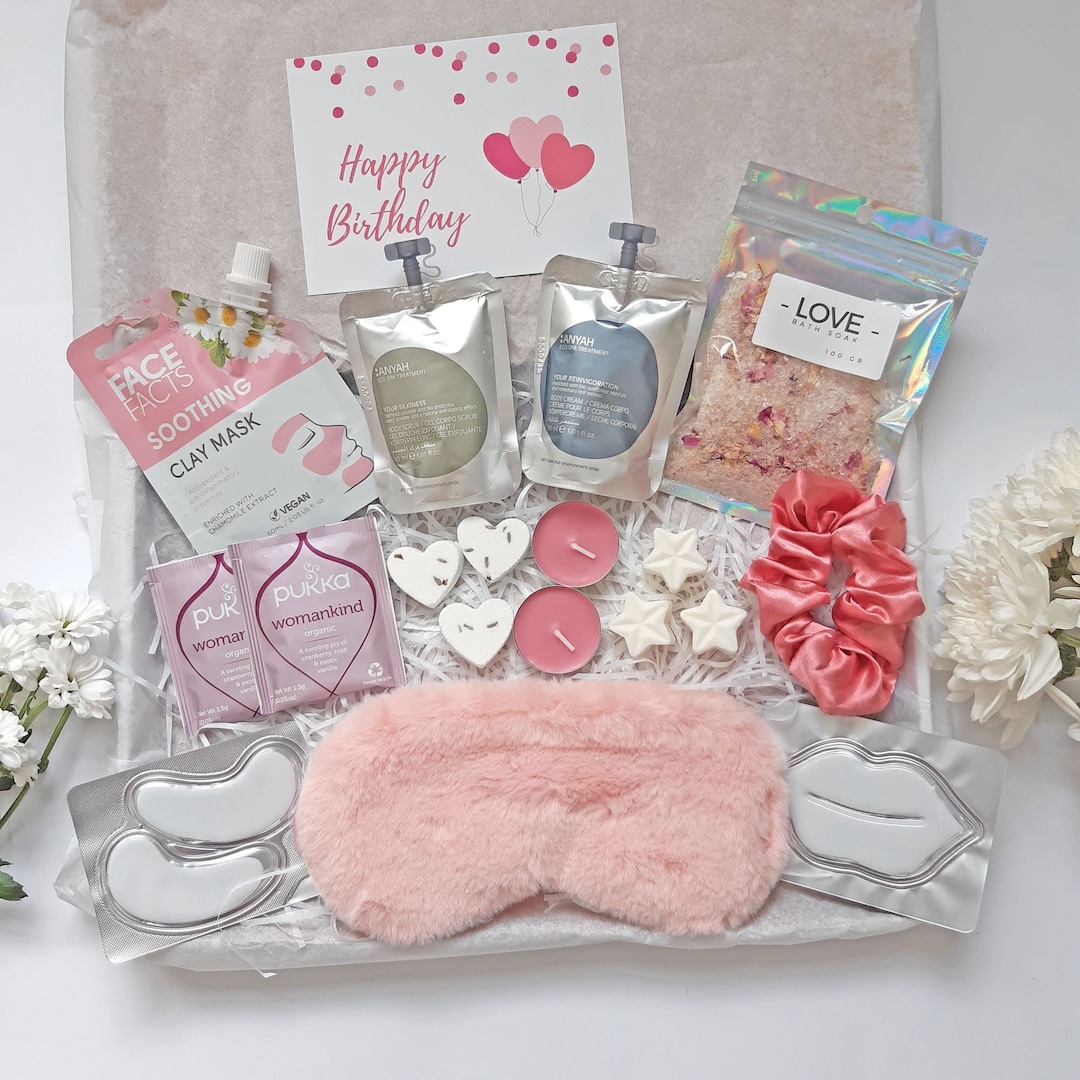 COSY SPA NIGHT at Home, Birthday Pamper Gifts, Hamper Gift Set for Her ...