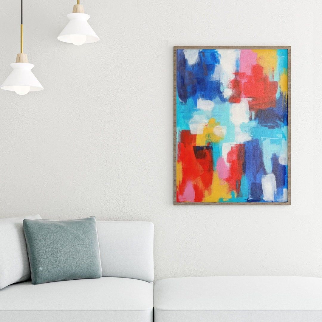 BEETHOVEN Handmade Wall Decoration Painting Colorful Abstract Painting ...