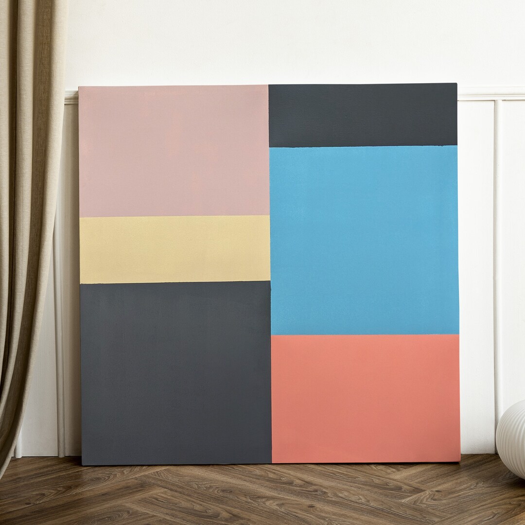 SERIAL 2 Modern Colorful Decorative Painting, Minimalist Painting ...