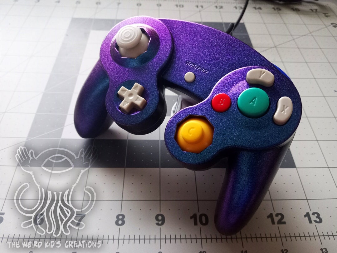 Gamecube Controller Nintendo Blue Violet Color Shift - Etsy