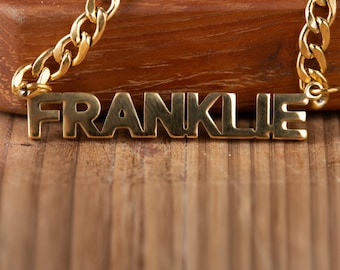 Boy Name Necklace | Etsy