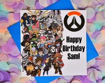 Overwatch Birthday Cards - Etsy
