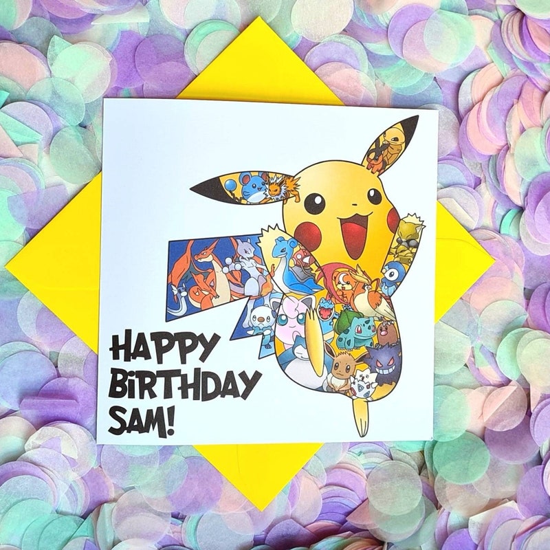 Nintendo Birthday Card - Etsy