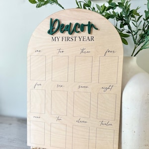 One Year of - My First Year - Birthday Photo Board - Party Supplies ...