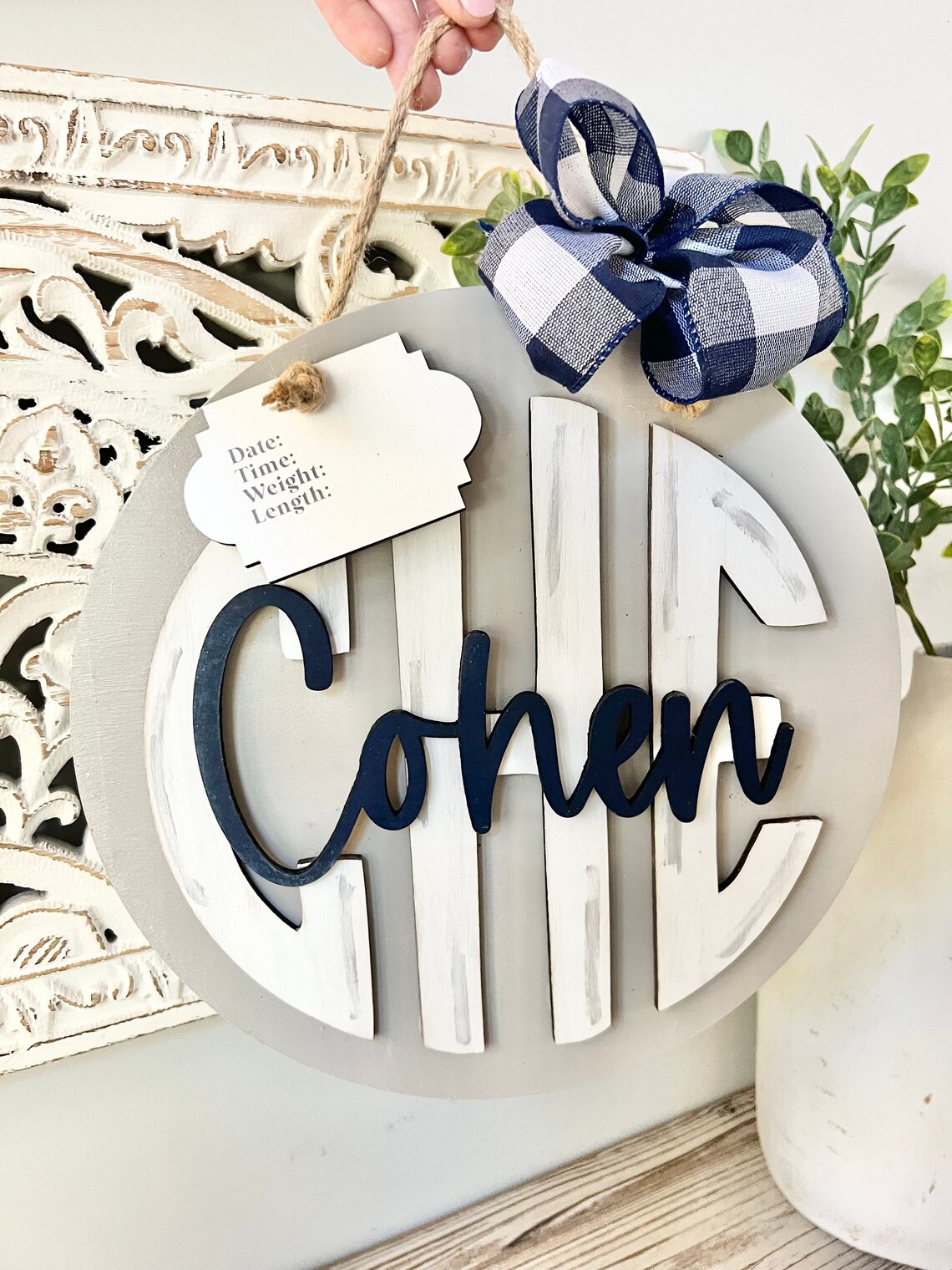 Hospital Birth Stat Sign Hospital Door Hanger Newborn Door - Etsy