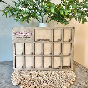School Photo Keepsake Photo | Child’s Picture Day Organizer | Wooden ...