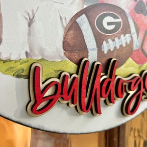 UGA Georgia Bulldogs Door Hanger Athens, GA Georgia Bulldog Georgia ...