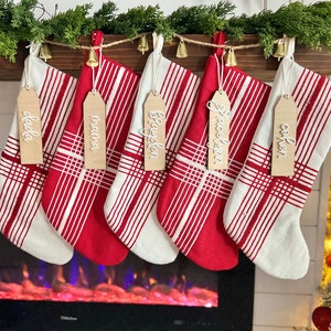 Custom Made Stocking Tags - Personalized Stocking Tags - Printed ...