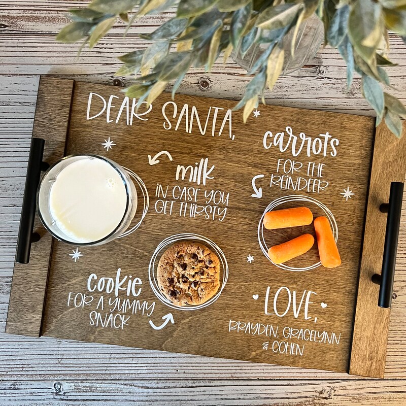 Santa Tray - Etsy
