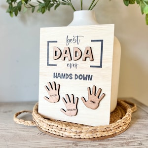 Father’s Day Gift | Gifts for Dad, Grandparent | Hands Down Sign ...