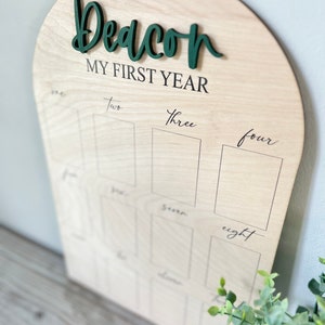 One Year of - My First Year - Birthday Photo Board - Party Supplies ...