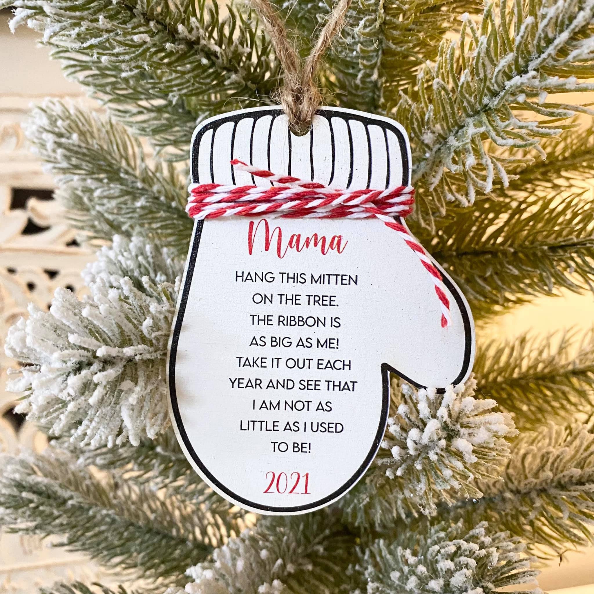 Child Height Ornament - Ornament Keepsake - Personalized Ornament From ...