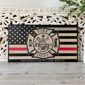 Firefighter, Fireman Keepsake Sign | Fire Rescue, Department | Fireman ...