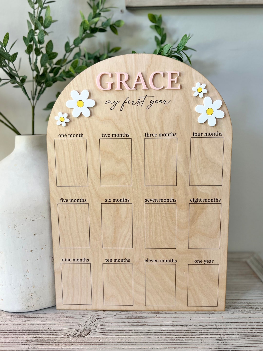 One Year of - My First Year - Birthday Photo Board - Party Supplies ...