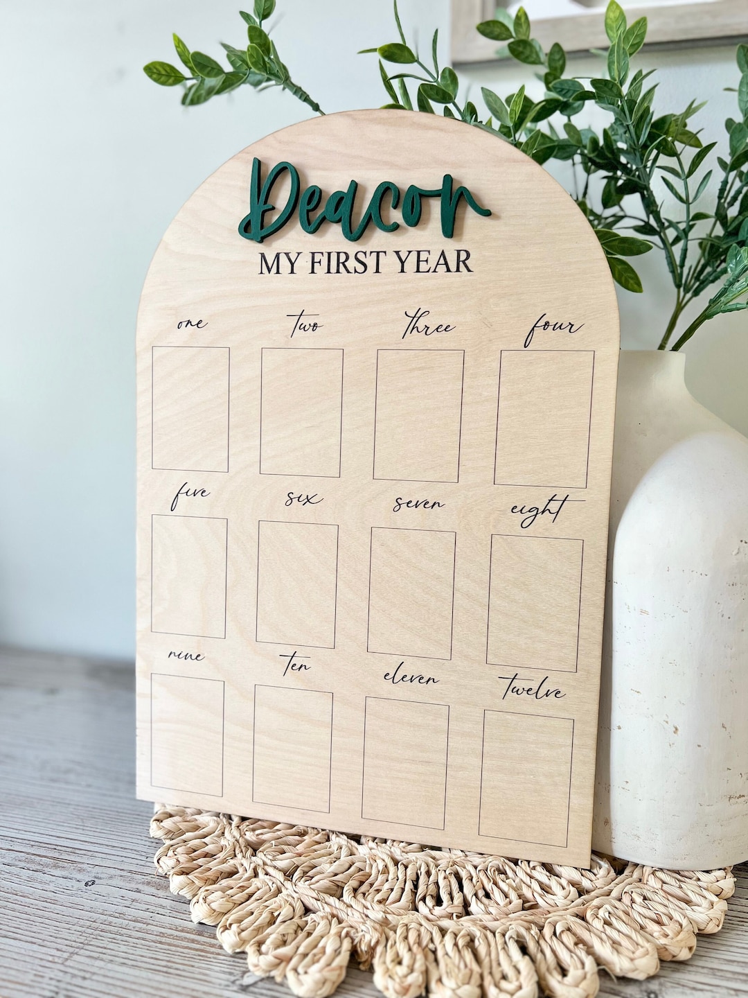 One Year of - My First Year - Birthday Photo Board - Party Supplies ...