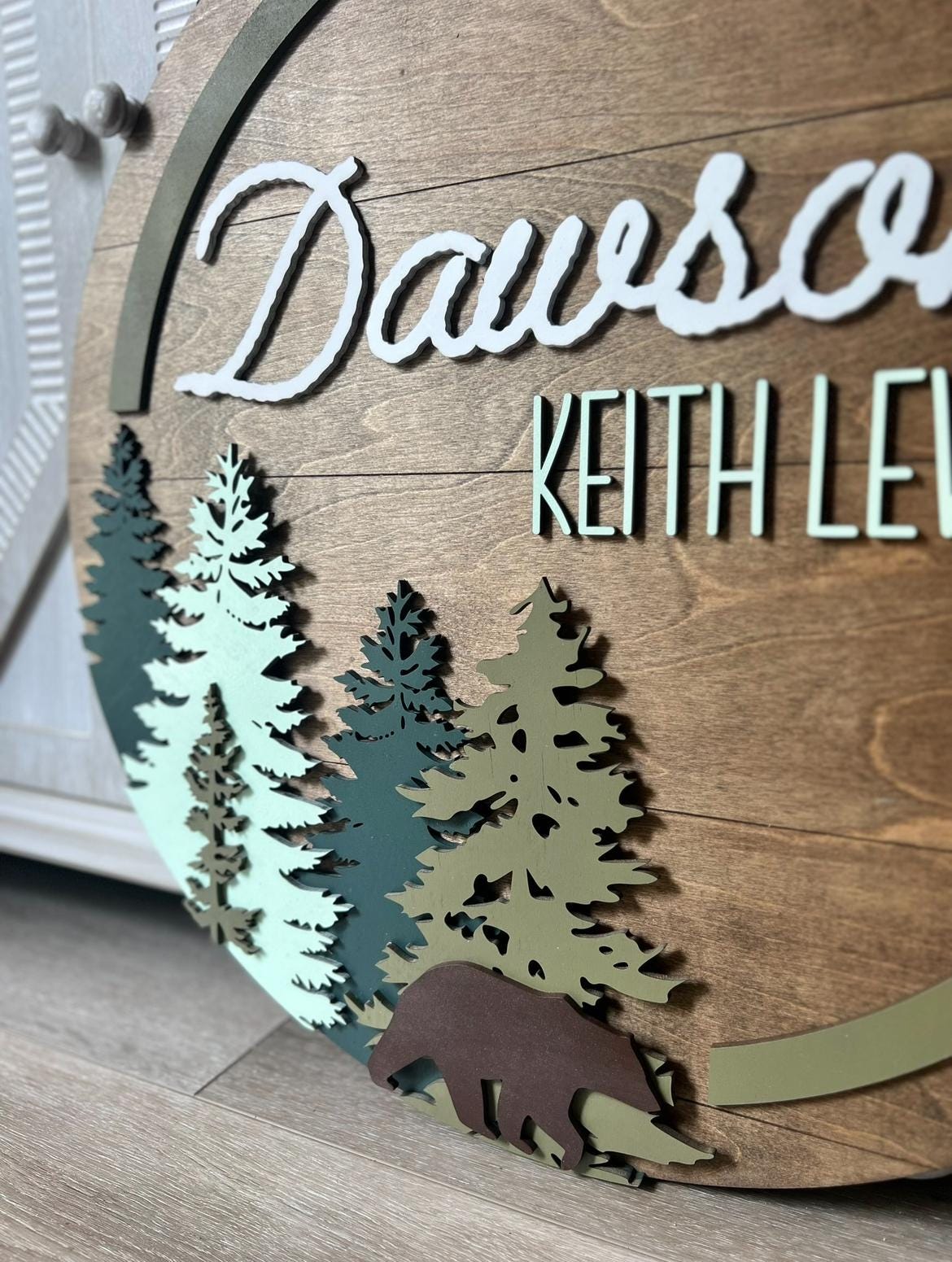 Woodland Nursery Decor - Personalized Nursery Name Sign - Woodland ...